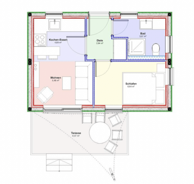 Tiny House Grundrisse für 2, 3 und 4 Personen im Überblick - Comobau